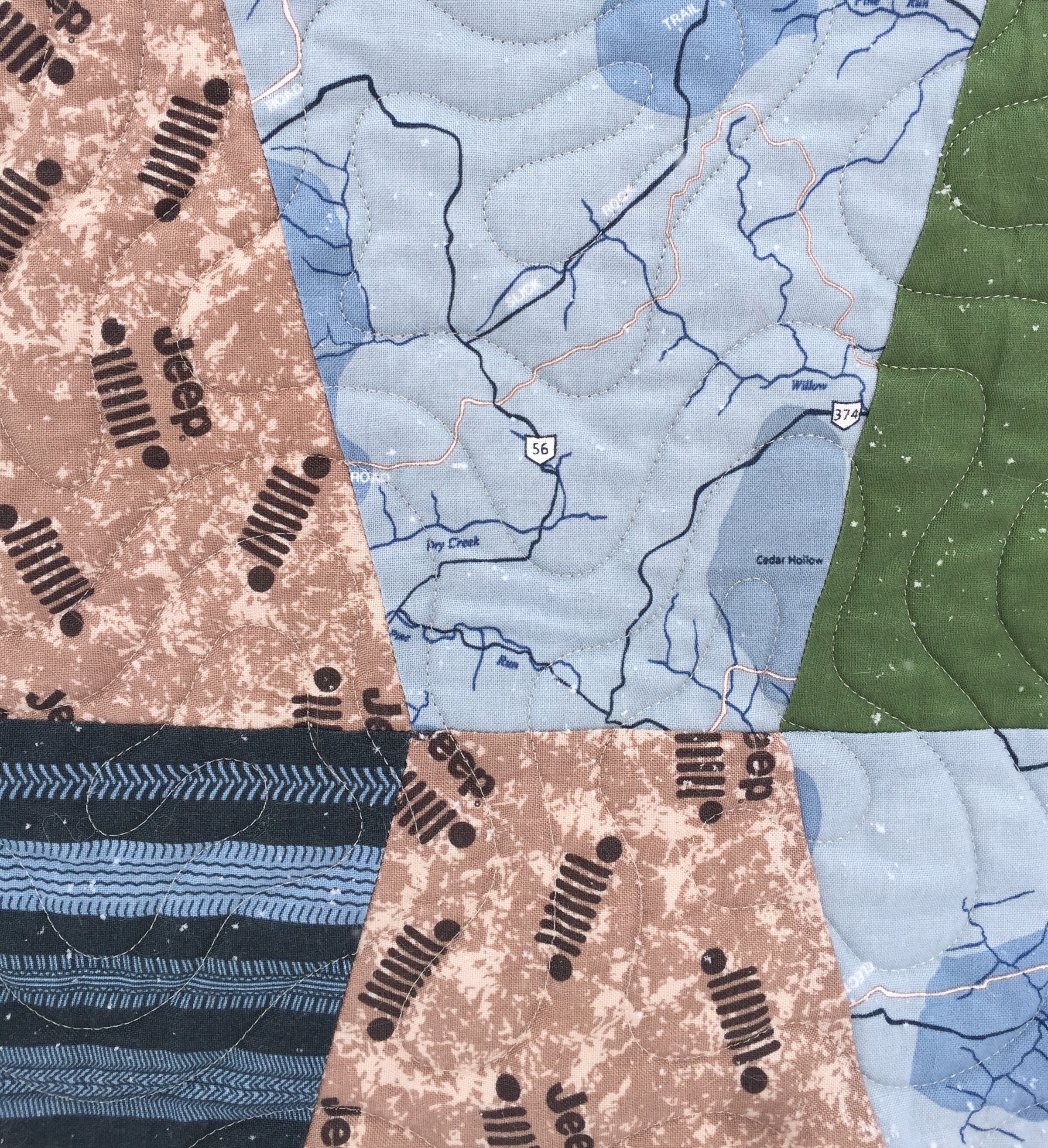 Finish It Up Friday ~ The Jeep Quilt | KatyQuilts