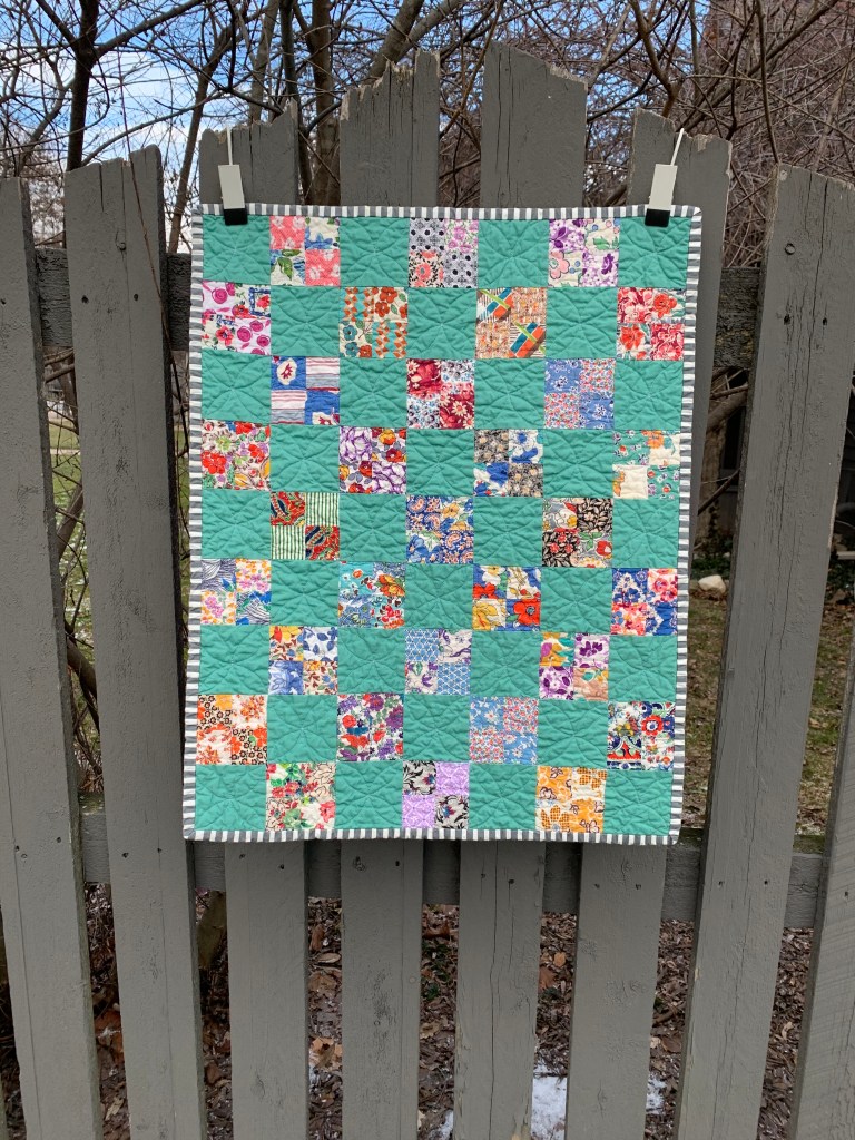 Finish It Up Friday ~ Four Patch | KatyQuilts