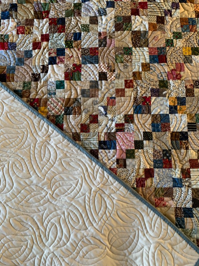 Finish It Up Friday ~ Scrappy 4 Patch | KatyQuilts