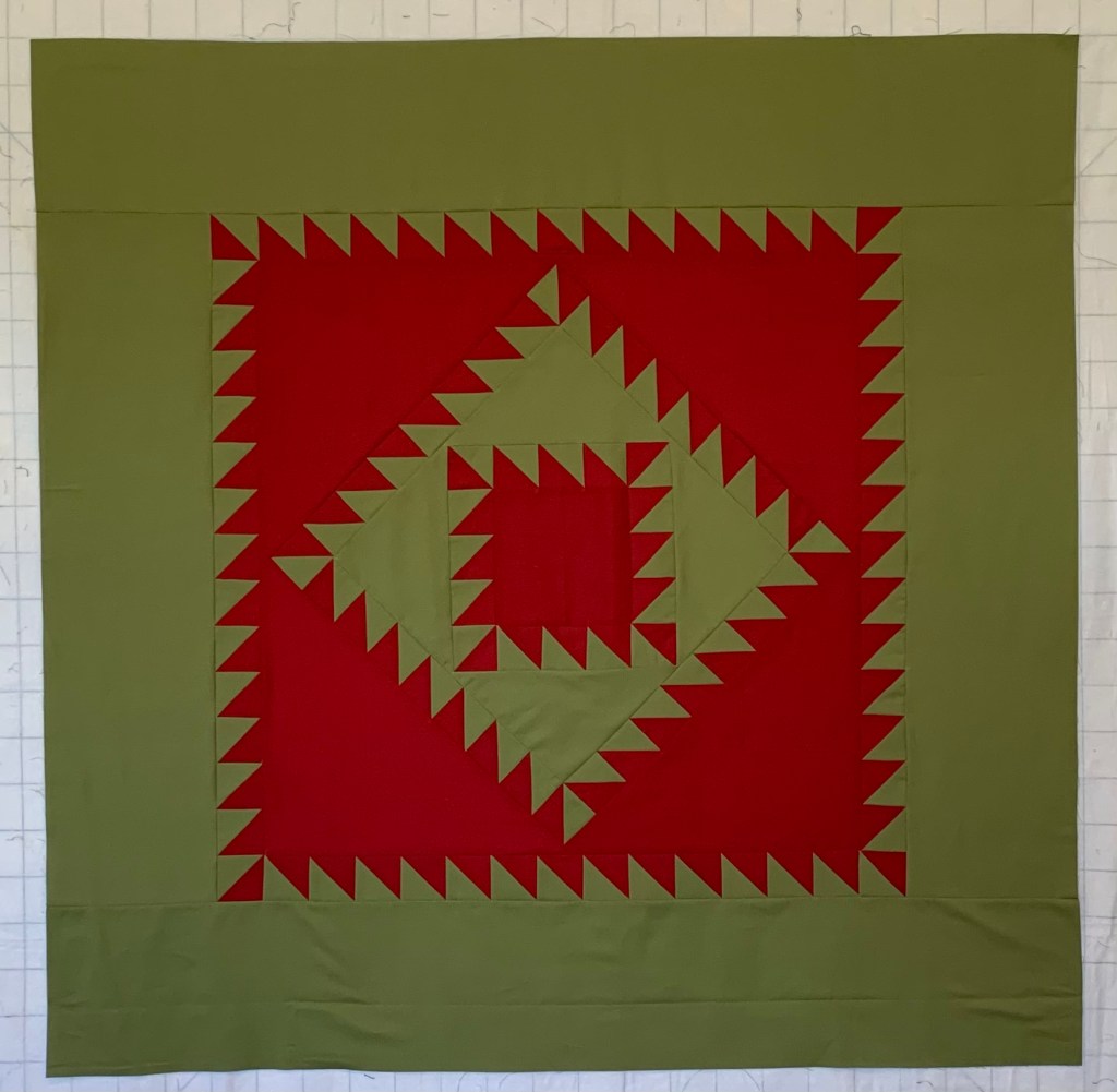 Sawtooth Diamond in a Square | KatyQuilts