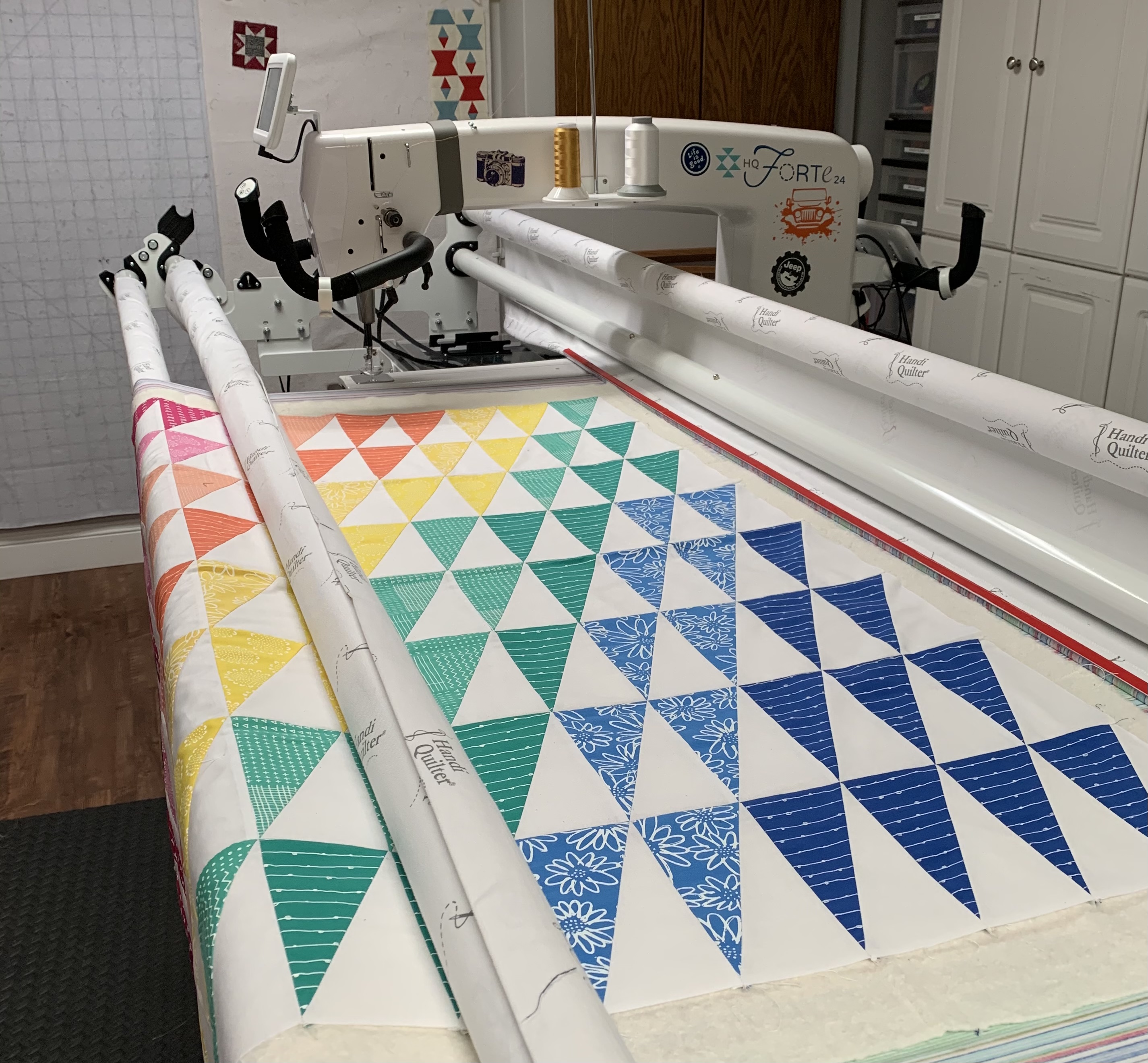 Quilting my HRT Quilt | KatyQuilts