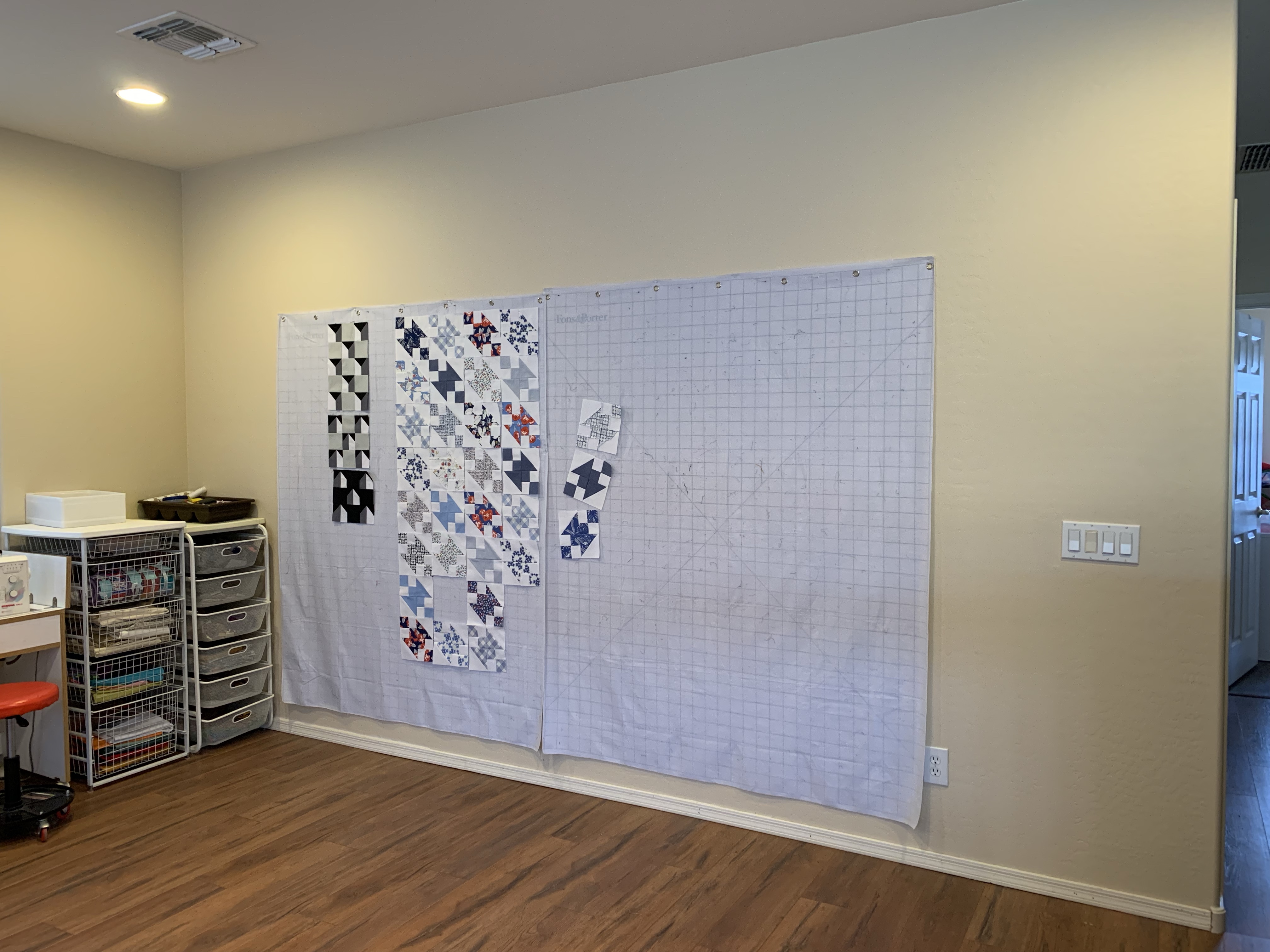 Building a New Design Wall | KatyQuilts