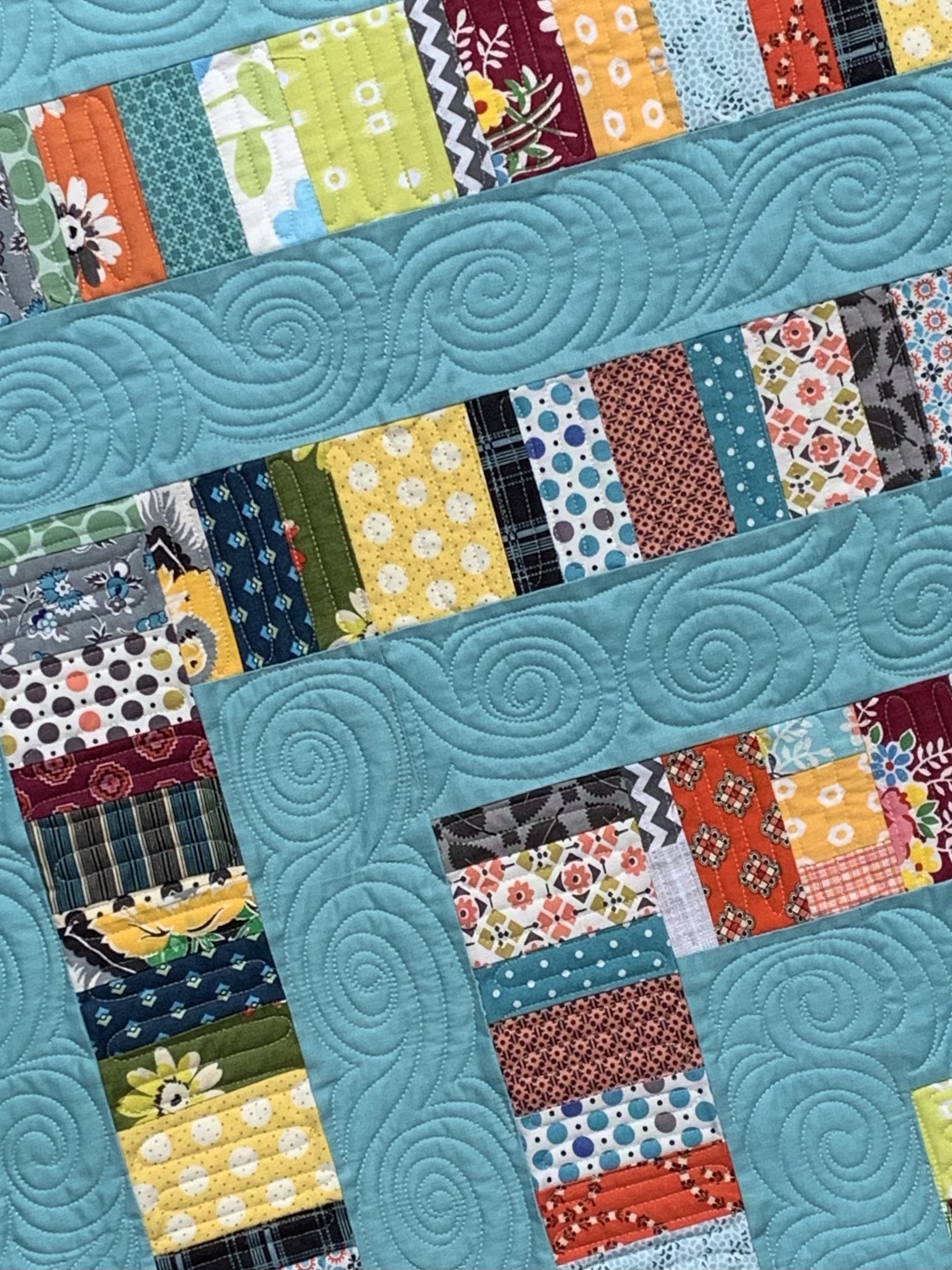 Finish It Up Friday ~ String Maze | KatyQuilts