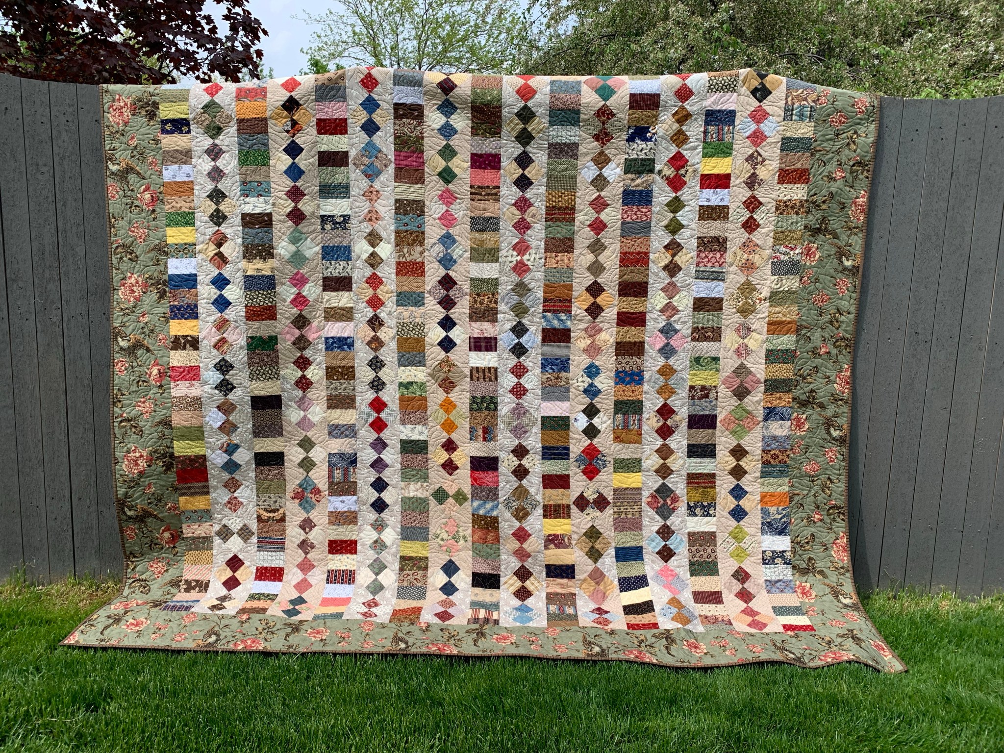 Finish It Up Friday ~ 4 Patch Strippie | KatyQuilts