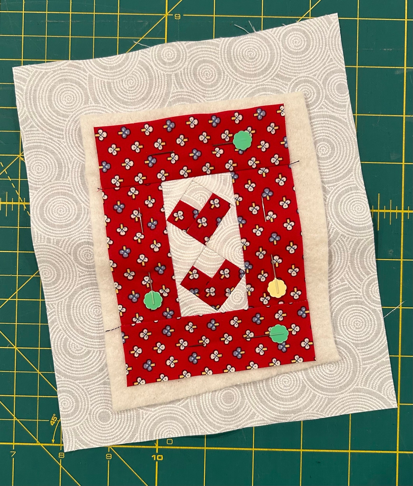Finish It Up Friday ~ A Tiny Valentine | KatyQuilts