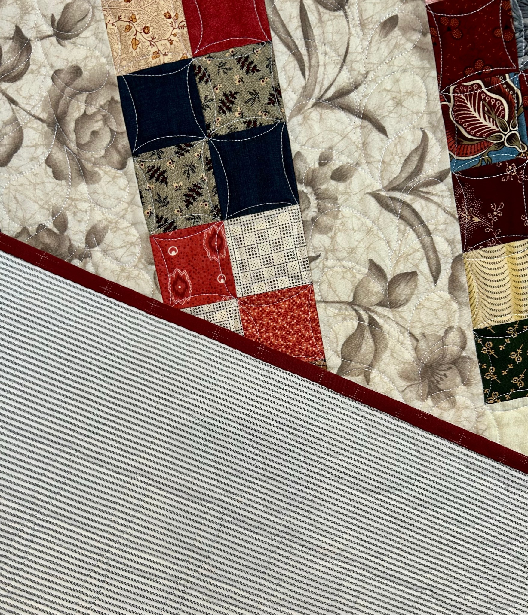 Finish It Up Friday ~ Four Patch Strippy | KatyQuilts