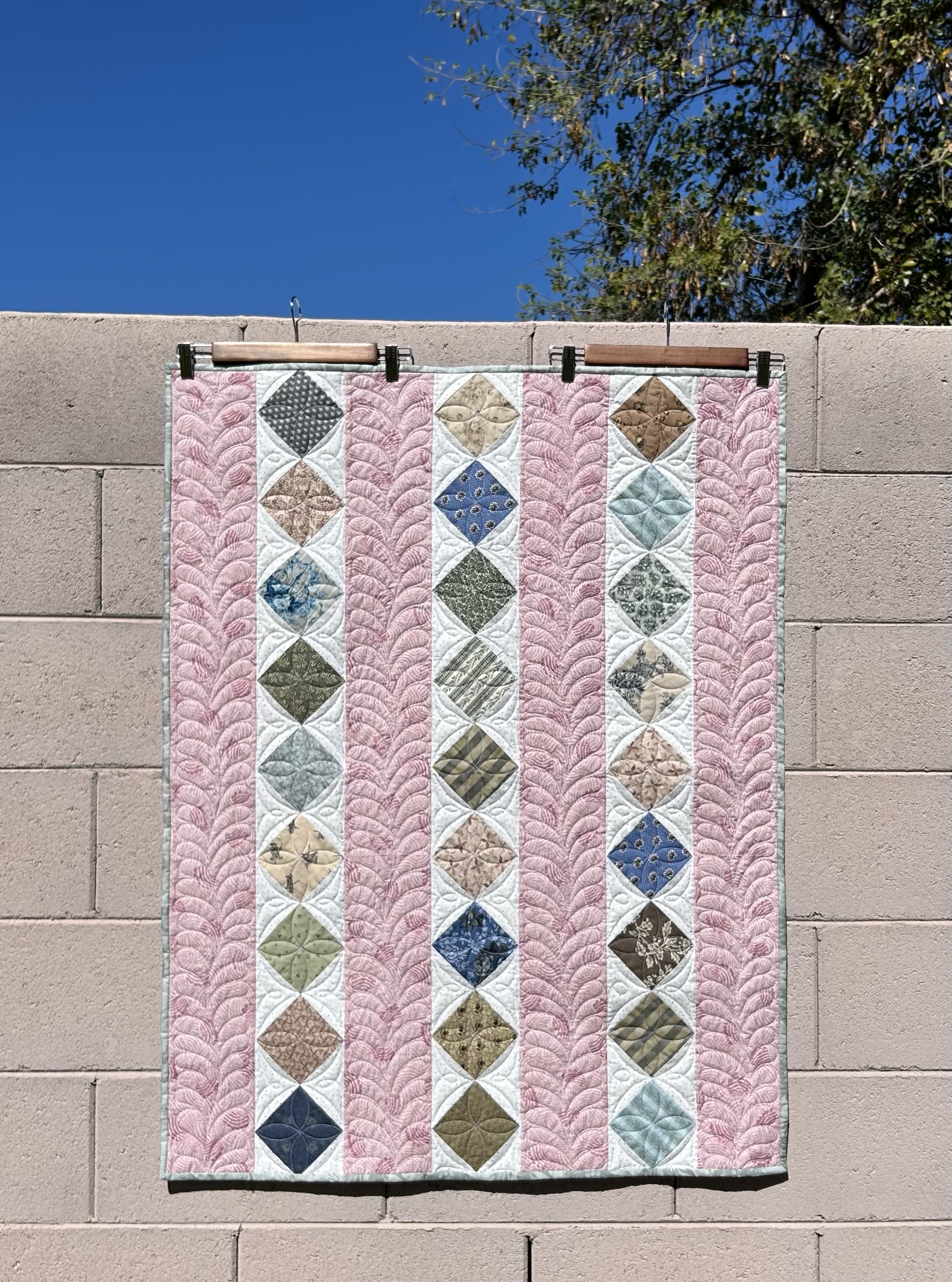 Finish It Up Friday ~ Pink Strippie | KatyQuilts