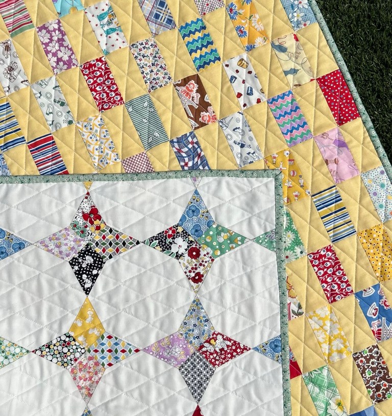 Finish It Up Friday ~ 30s Scrappy Rectangles | KatyQuilts