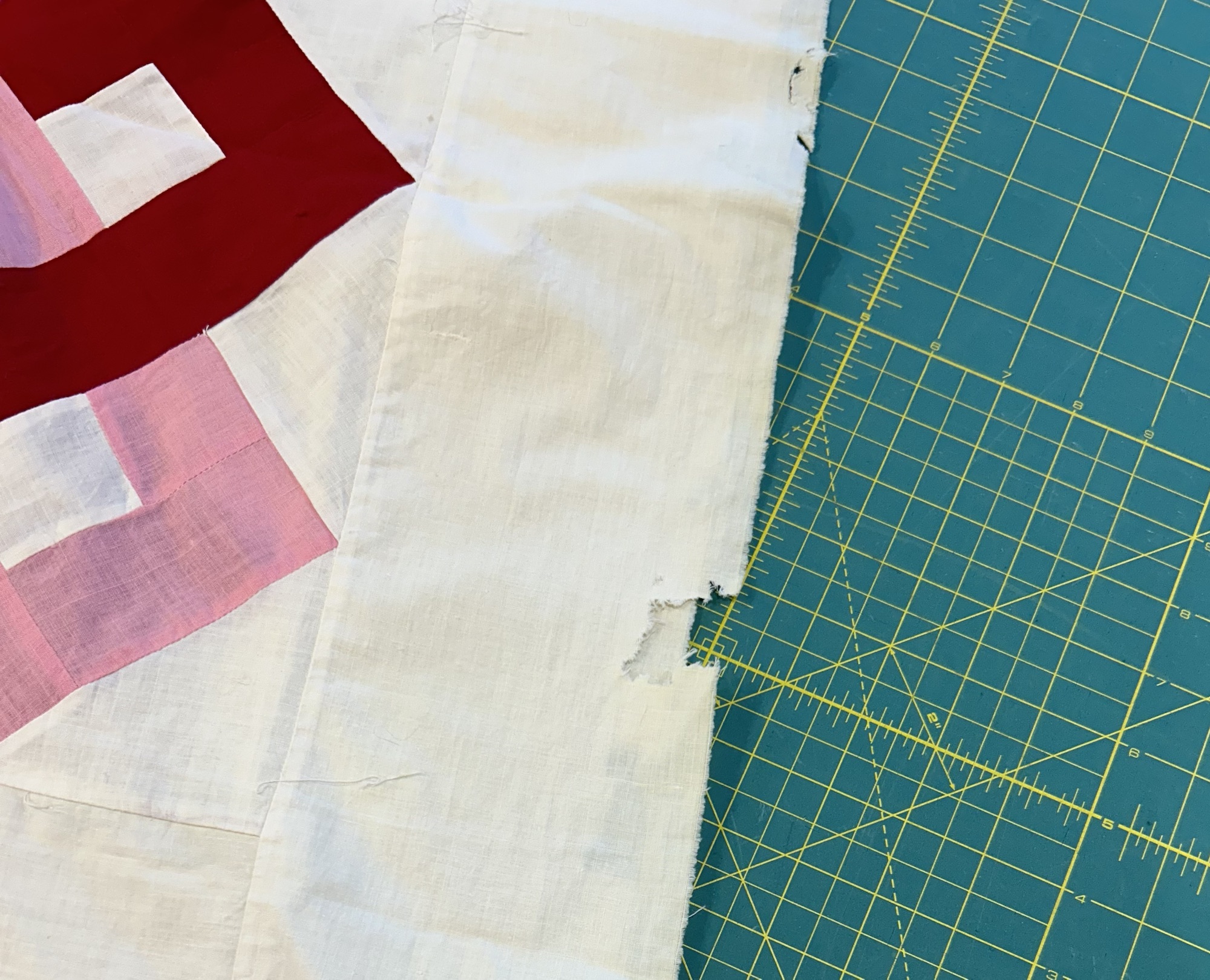 Vintage Quilt Top Repair | KatyQuilts