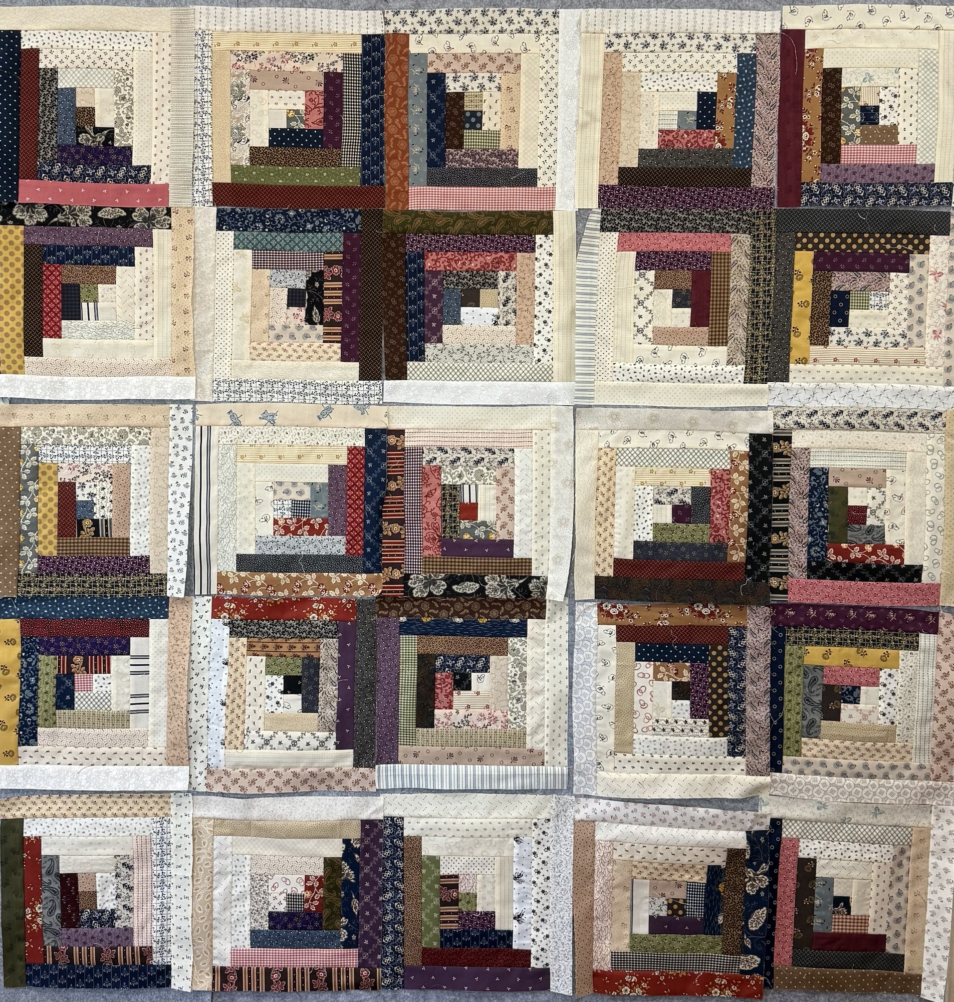 Log Cabin Update | KatyQuilts