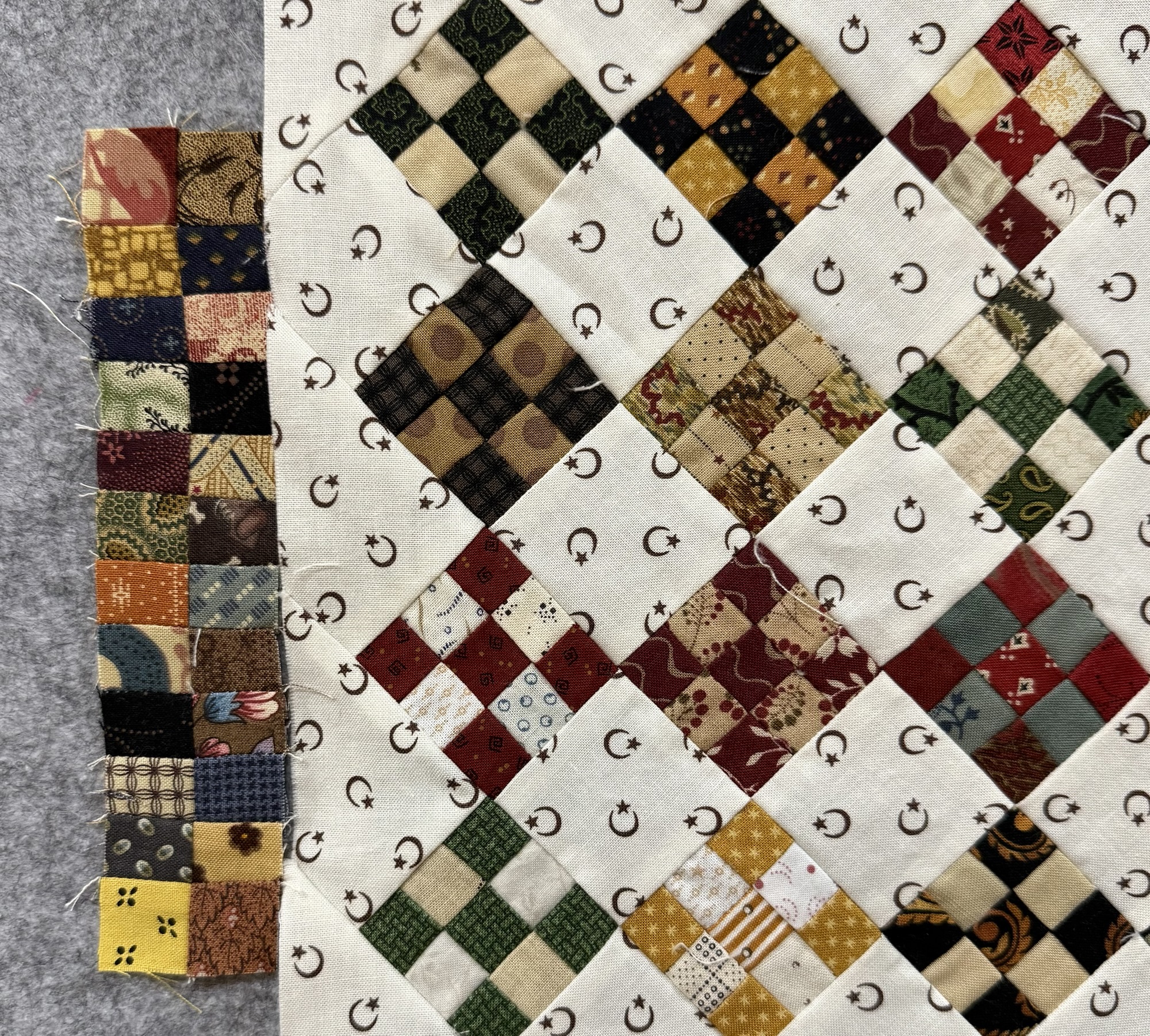 Tiny Nine Patches | KatyQuilts